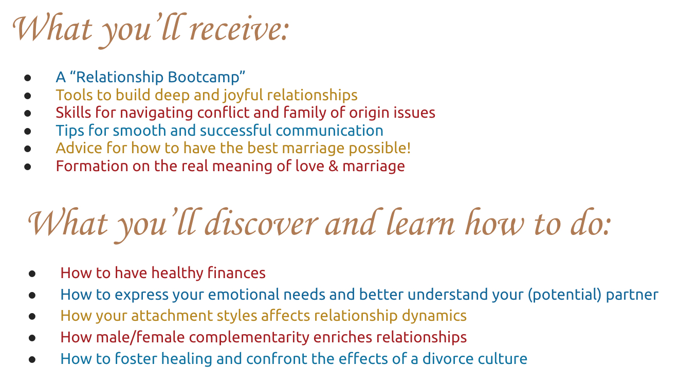 Relationship Ready « National Community for Single Catholics